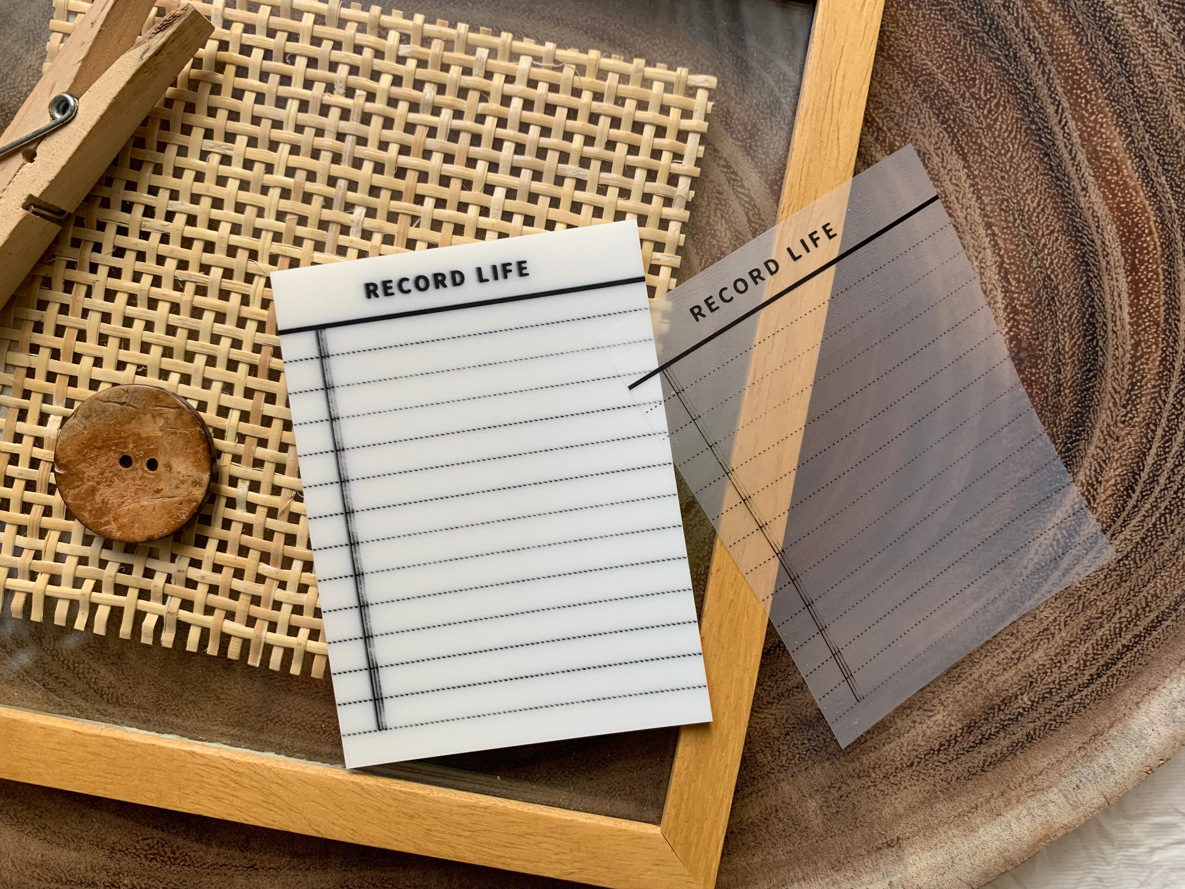 Transparent Sticky Notes - Lines – BRWN