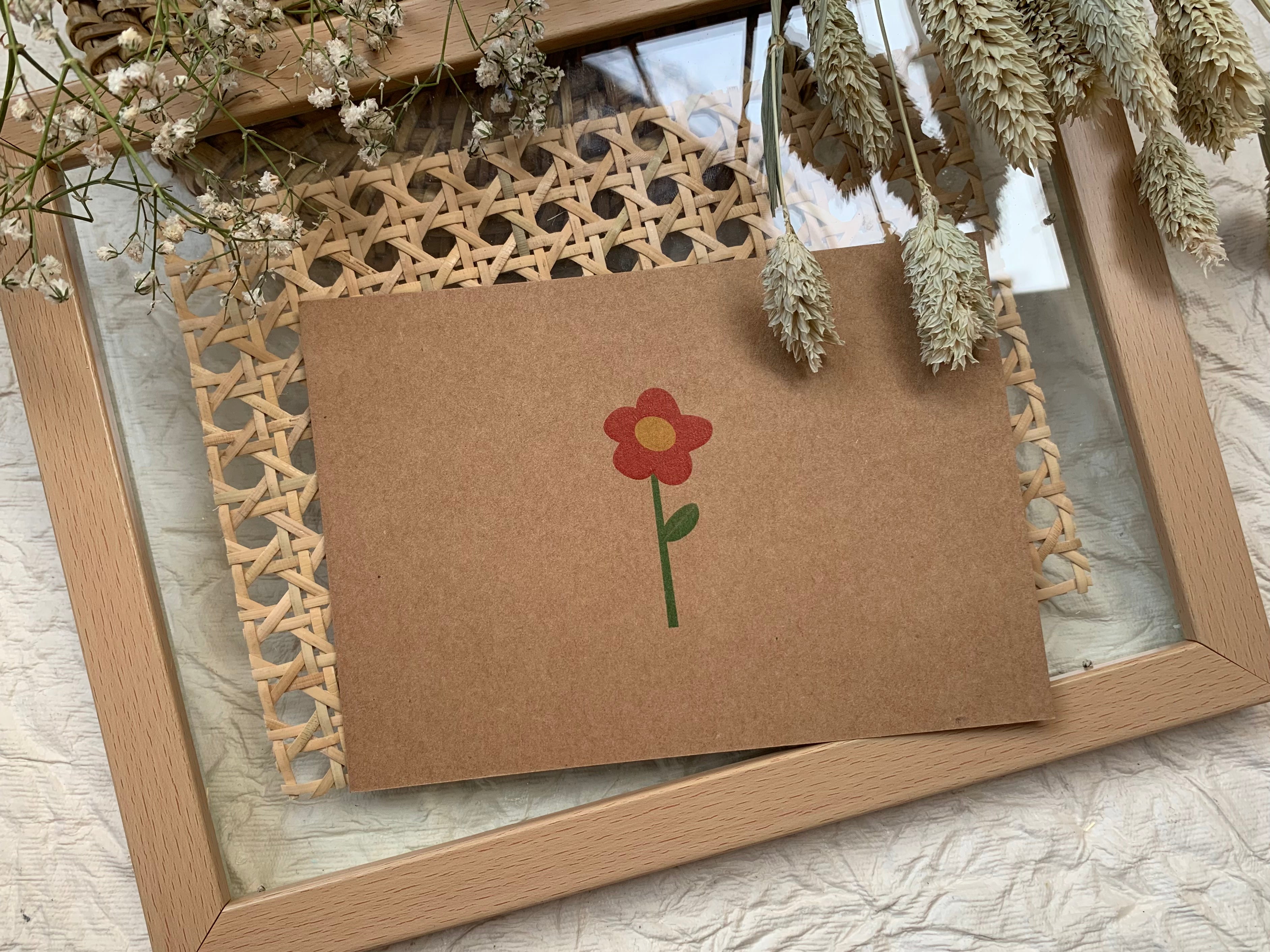Flower Postcard – BRWN